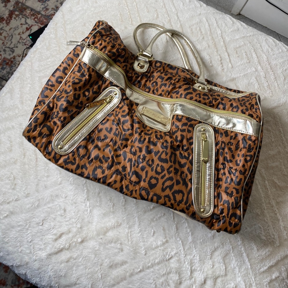 Betsy Johnson Cheetah Print Duffel Bag - Gem